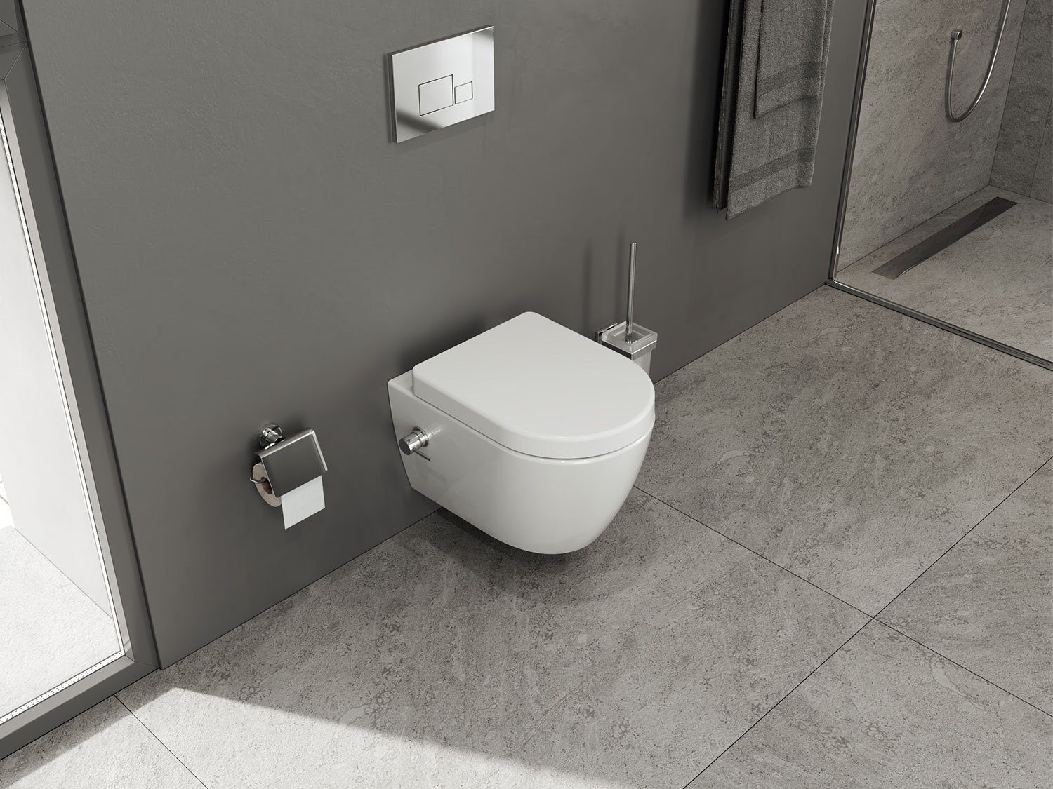 Aqua Bagno Dusch Wc Aqua Bagno Design Hänge Dusch Wc Spülrandlos New
