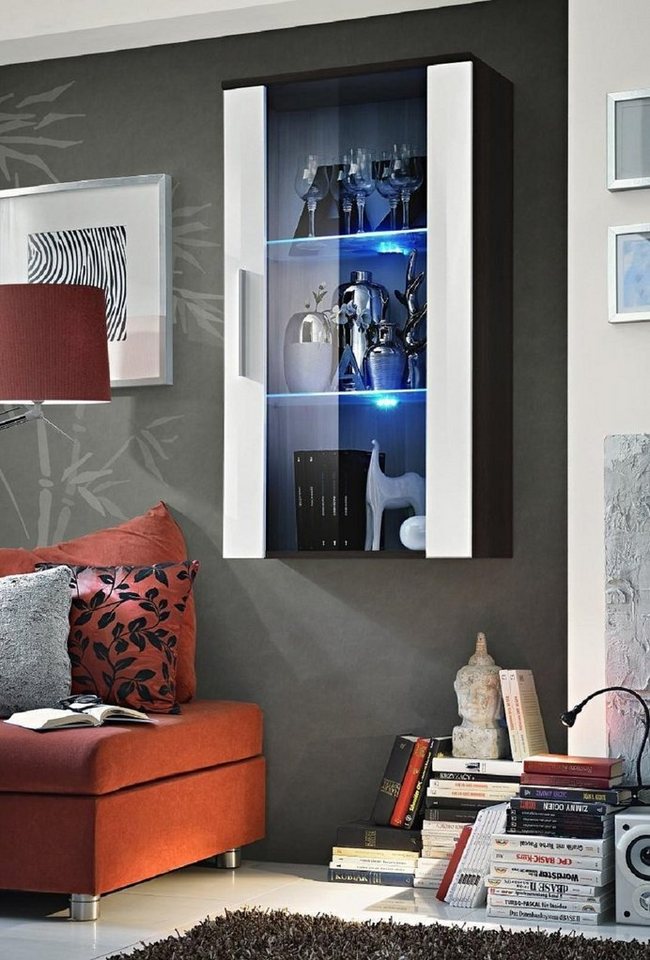Jvmoebel Hängevitrine Designer Hänge Vitrine Wandschrank