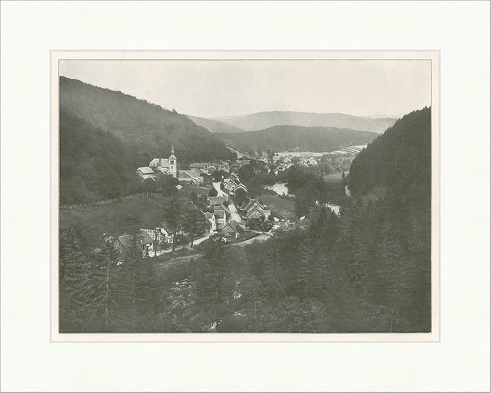 Kunstdruck Altenbrak im Harz Sachsen-Anhalt Luftkurort Bode Thale Gebirge F_Vinta, (1 St)