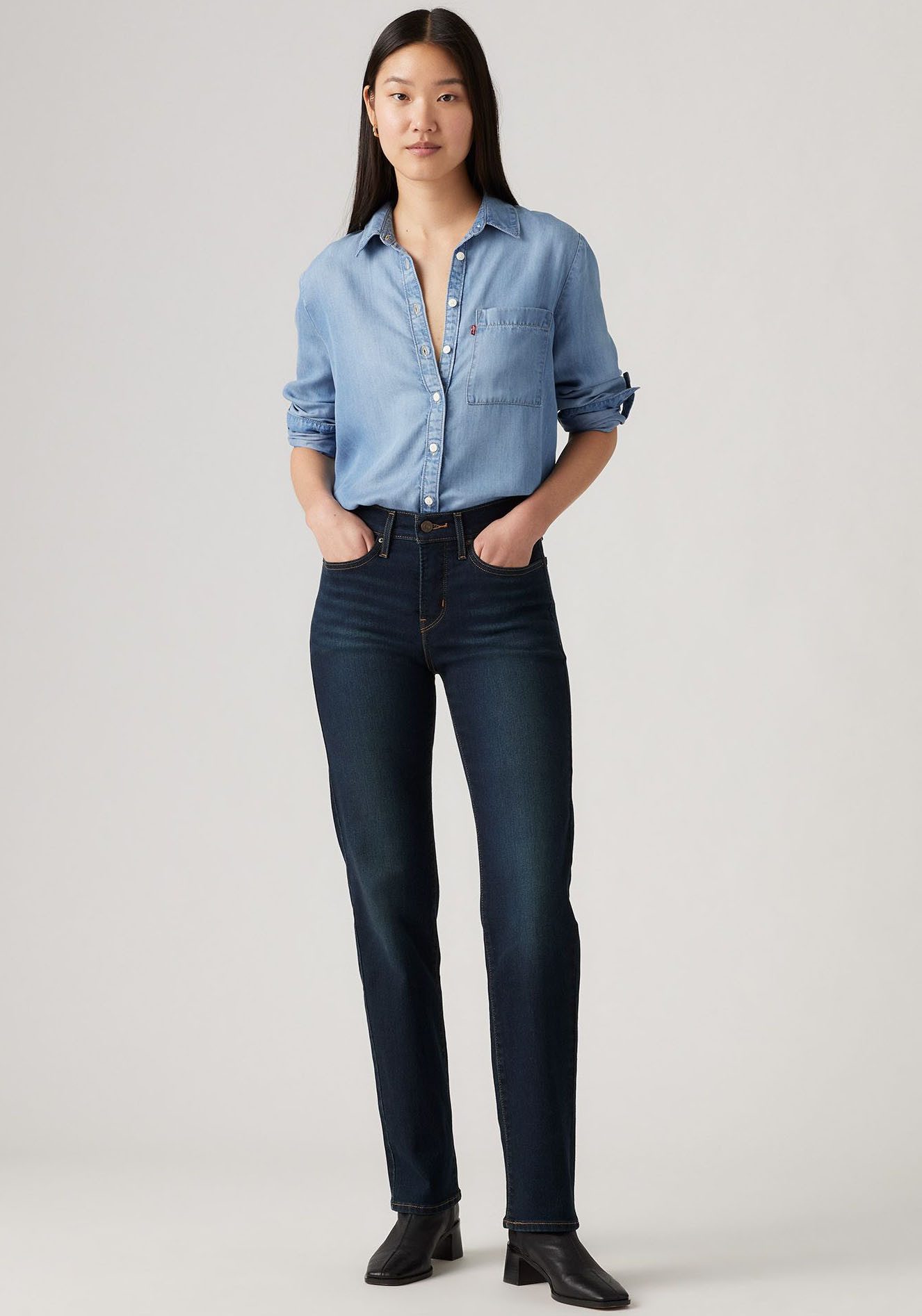 Levi's® Gerade Jeans 314 Shaping Straight mit Stretch, In elastischer ...