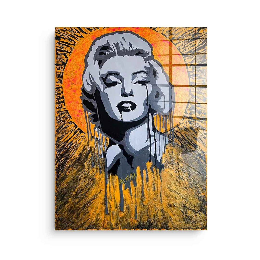 Dotcomcanvas® Acrylglasbild Marilyn Sun Acrylglas Acrylglasbild
