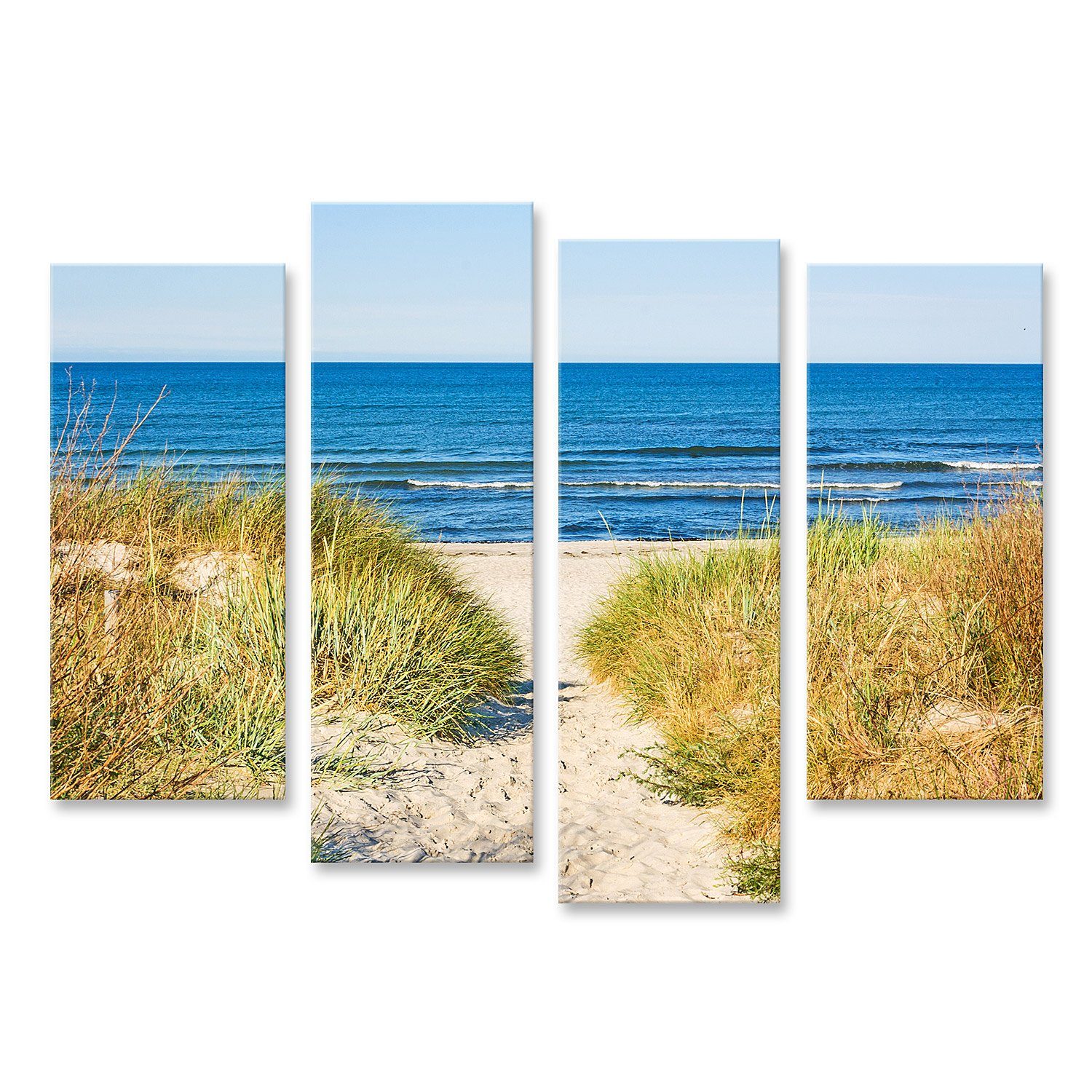 Islandburner Leinwandbild Bild Auf Leinwand Strand Zugang Weg Zur