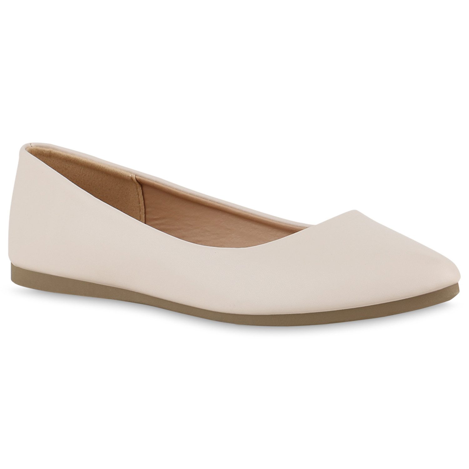 Beige Ballerinas mit spitzer Spitze für Damen kaufen | OTTO
