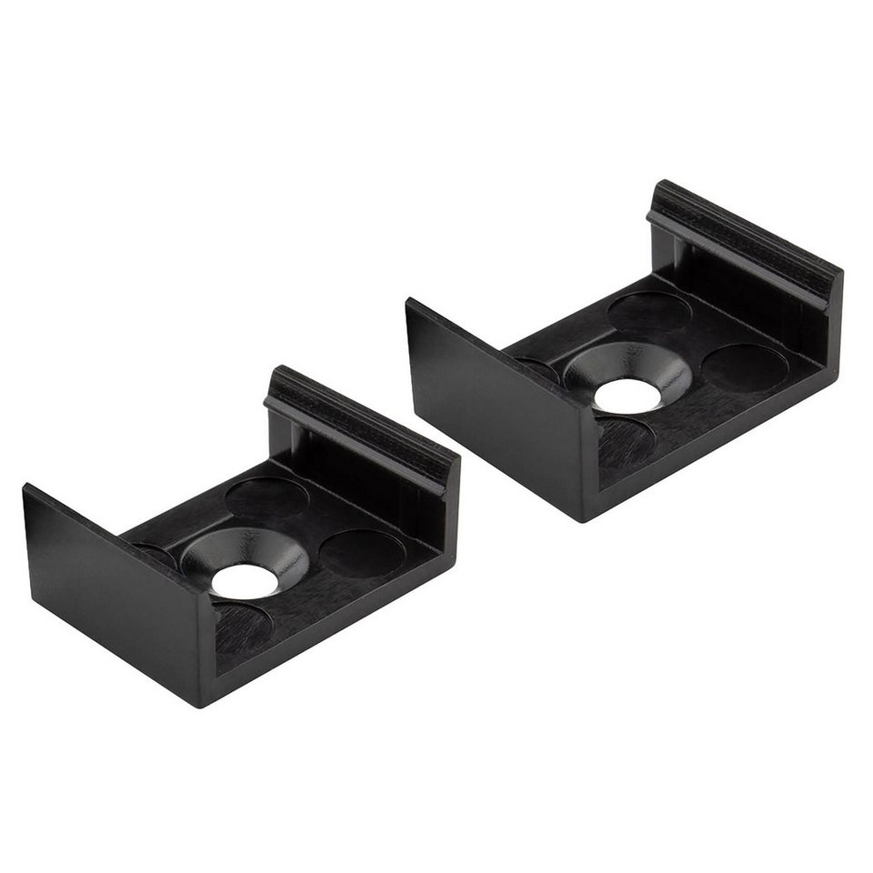 Tktrading24 Led Stripe Profil A17 Led Aluprofil Schwarz Mit Abdeckung