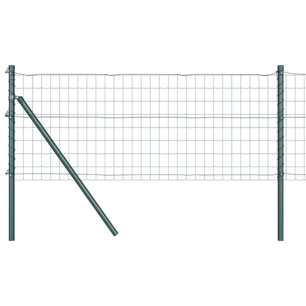 vidaXL Gartenzaun Ground Fix Geschweißter Drahtzaun 10 x 0,8 m (B x H ...