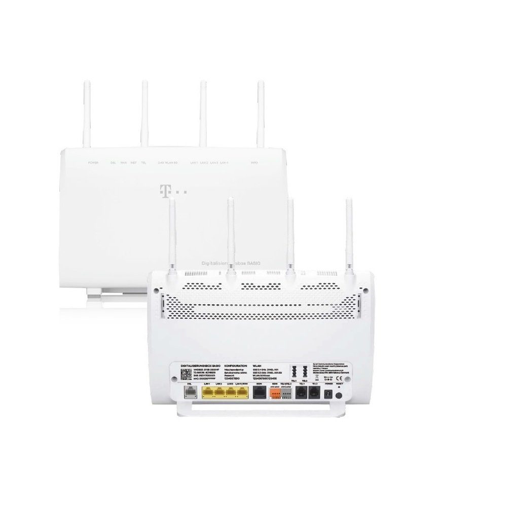 Telekom (NEU) Telekom Digitalisierungsbox BASIC Router DSL-Router, DSL ...