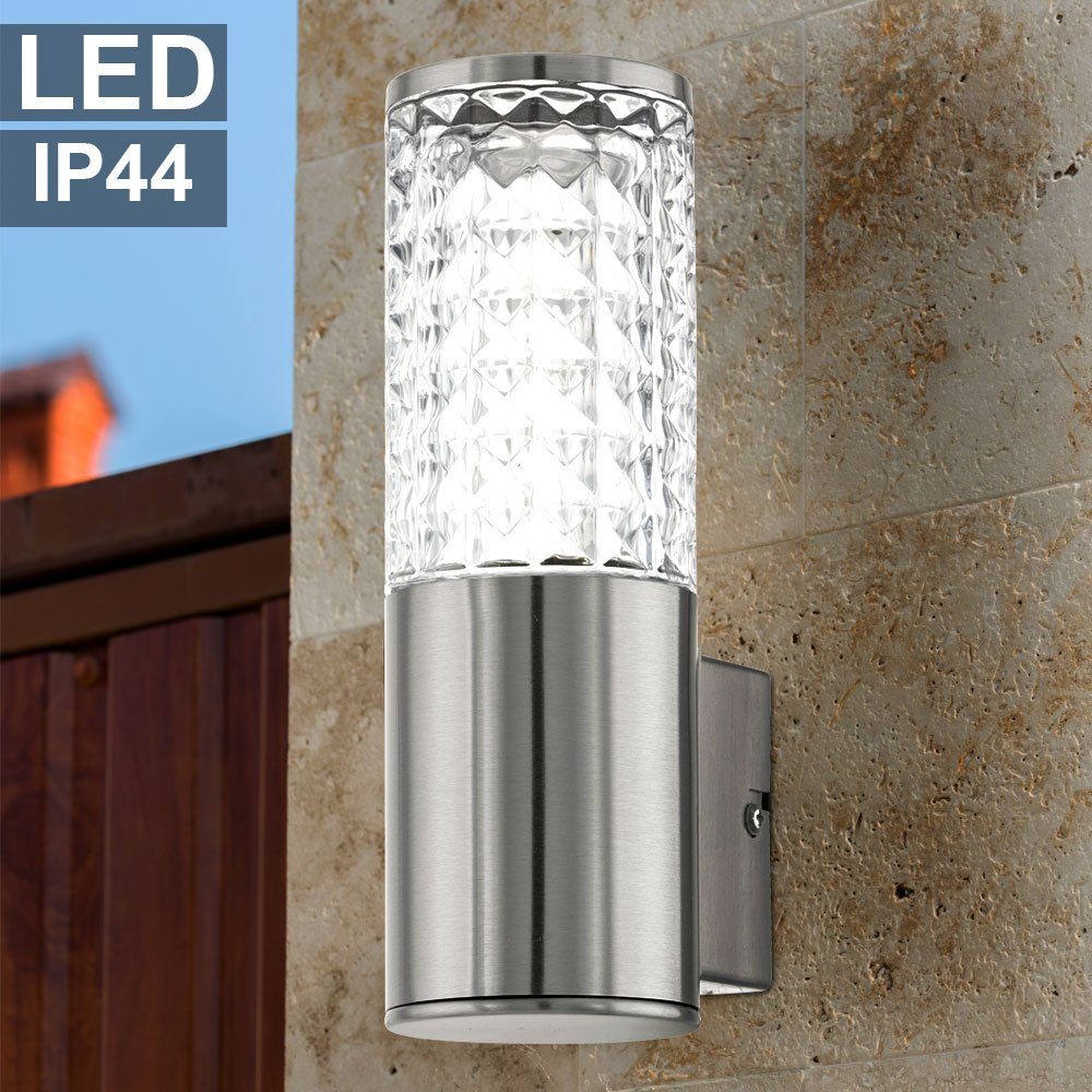 Eglo Außen Wandleuchte Design 37 Watt Led Außen Wand Lampe Edelstahl