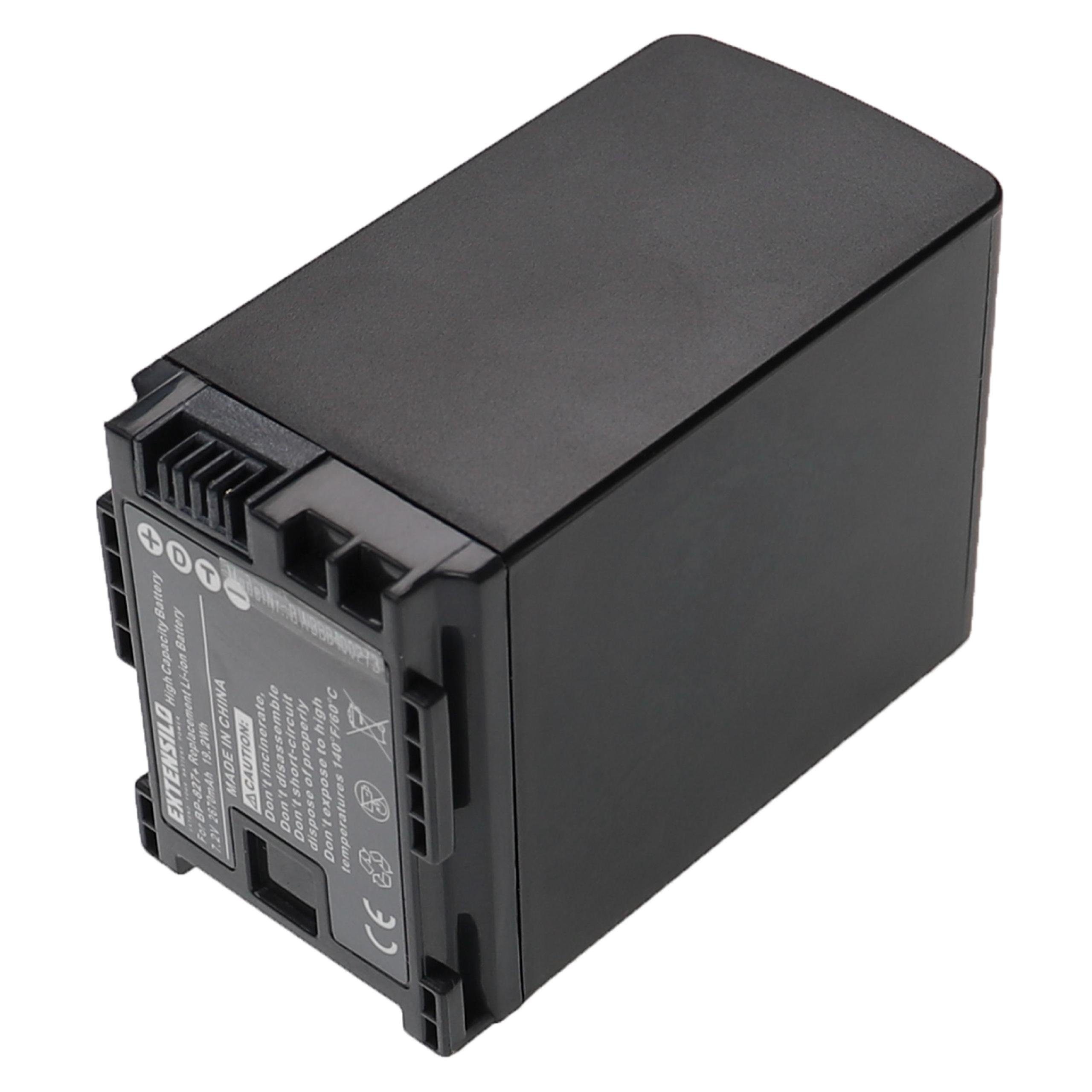 Extensilo kompatibel mit Canon Vixia XA20, XA10, HFS30, HG20, HG21, HF S30, HF Kamera-Akku Li ...