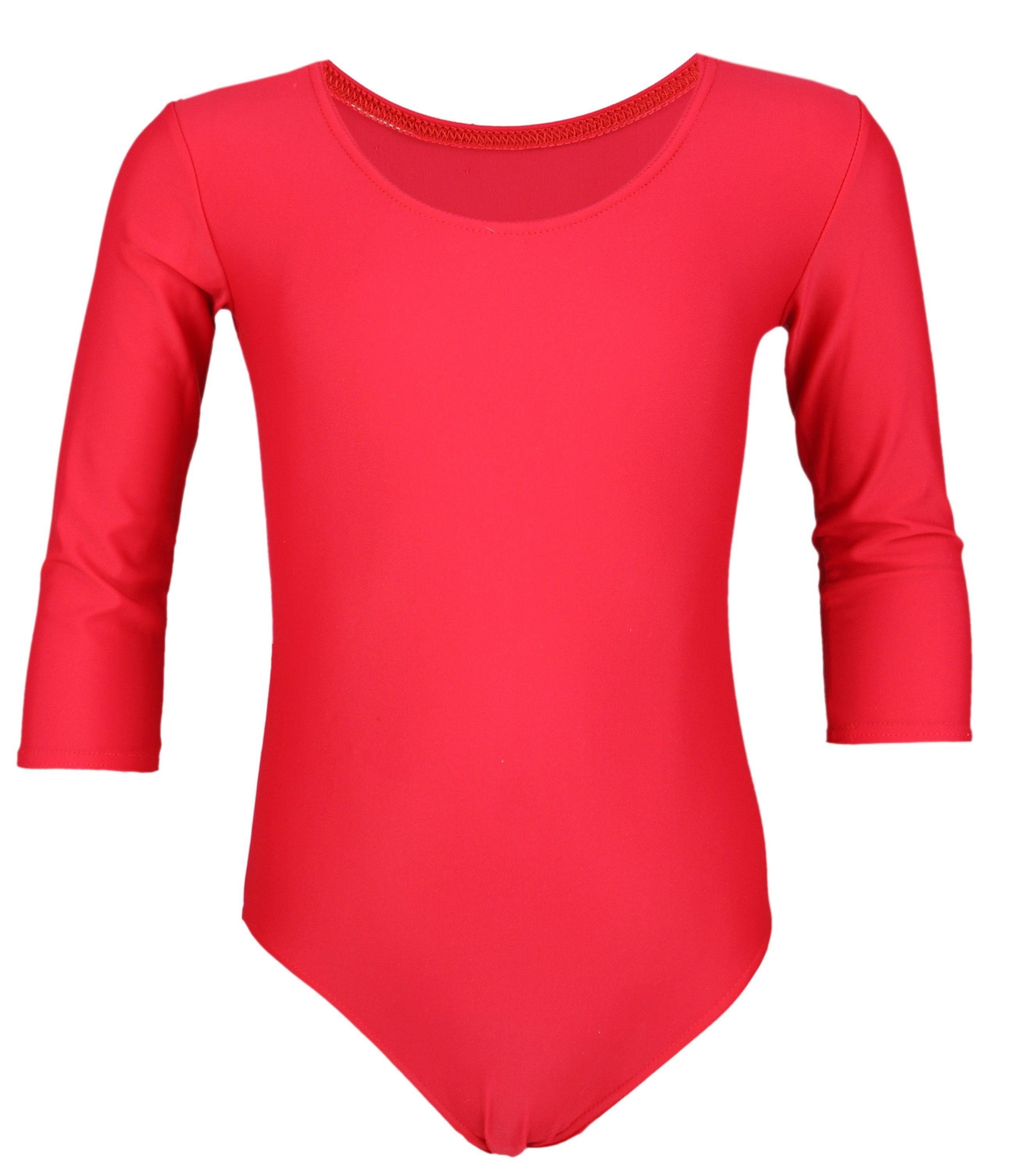 Aquarti Turnanzug Aquarti Mädchen Ballett Trikot 3/4 Arm Gymnastik ...