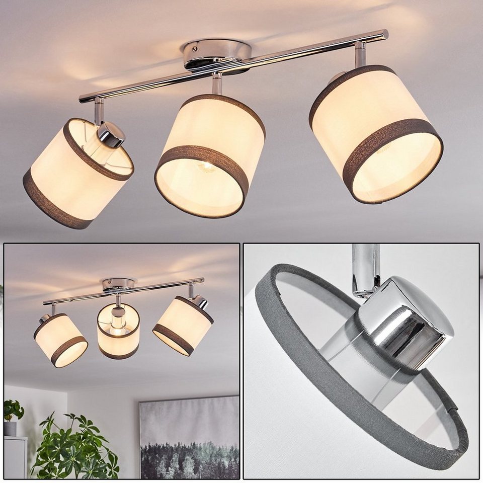 Hofstein Deckenleuchte Moderne Deckenlampe Aus Metallstoff In