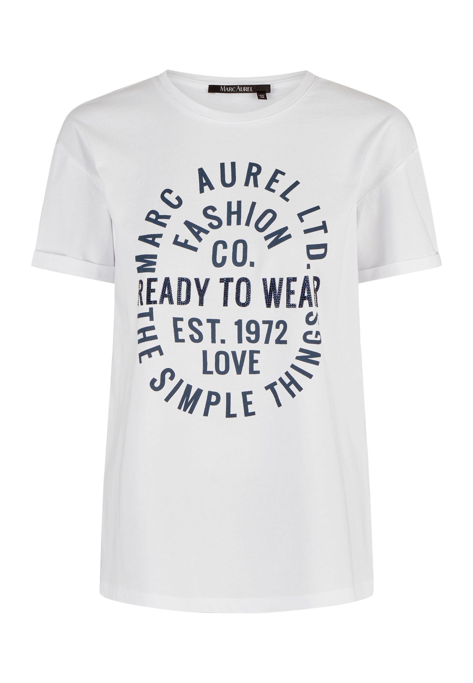 MARC AUREL T-Shirt & Langarmshirt Printshirt aus Organic Cotton