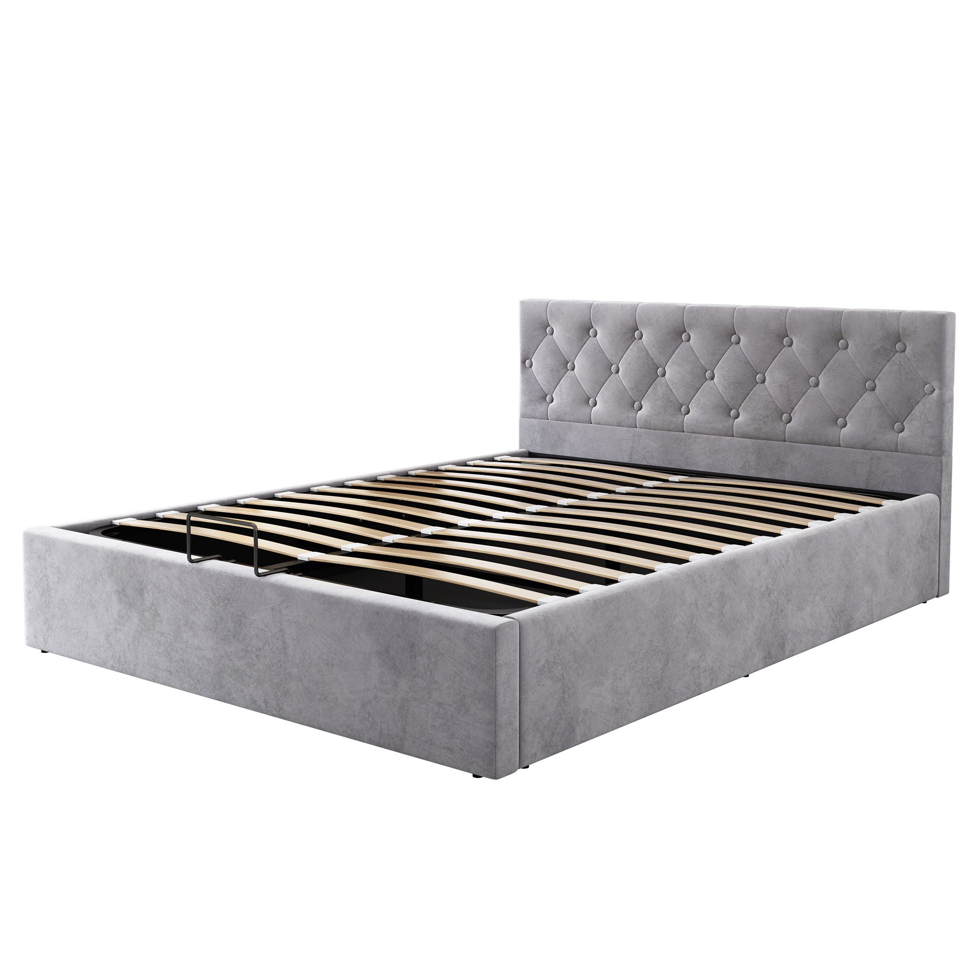 Blingbin Polsterbett Doppelbett Stauraumbett Jugendbett 1er Set 1