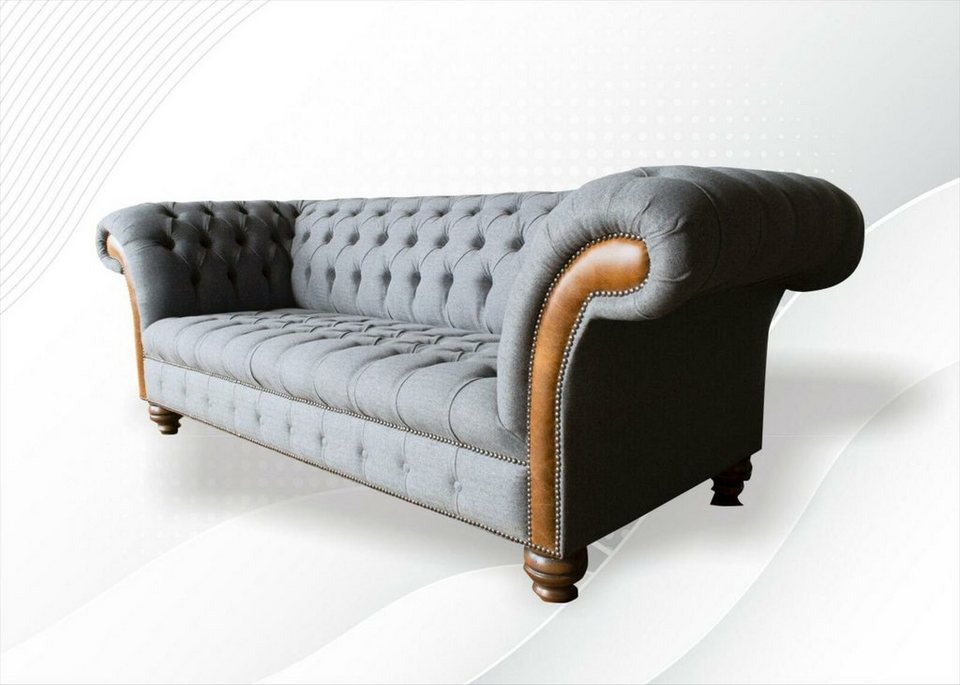 Jvmoebel Chesterfield Sofa Chesterfield 3 Sitzer Wohnzimmer Modern