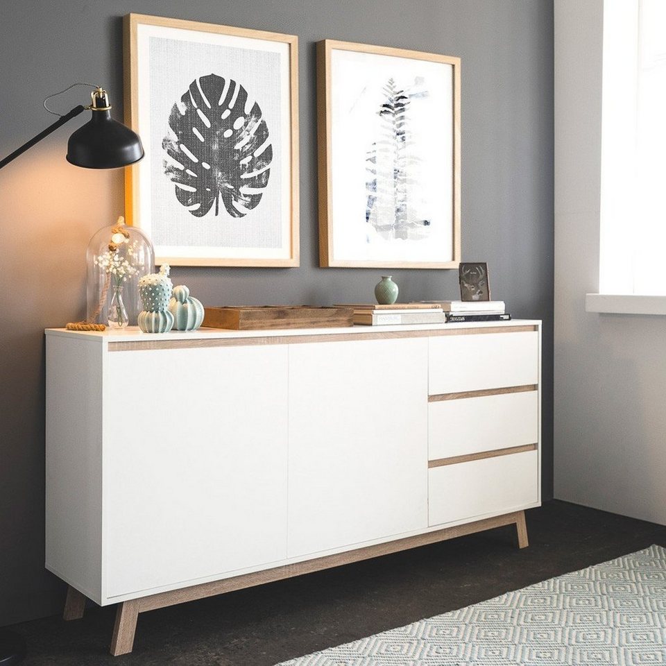 Expendio Sideboard Anzo 9 Moderne Anrichte In Eiche Sonoma Nb 180 X