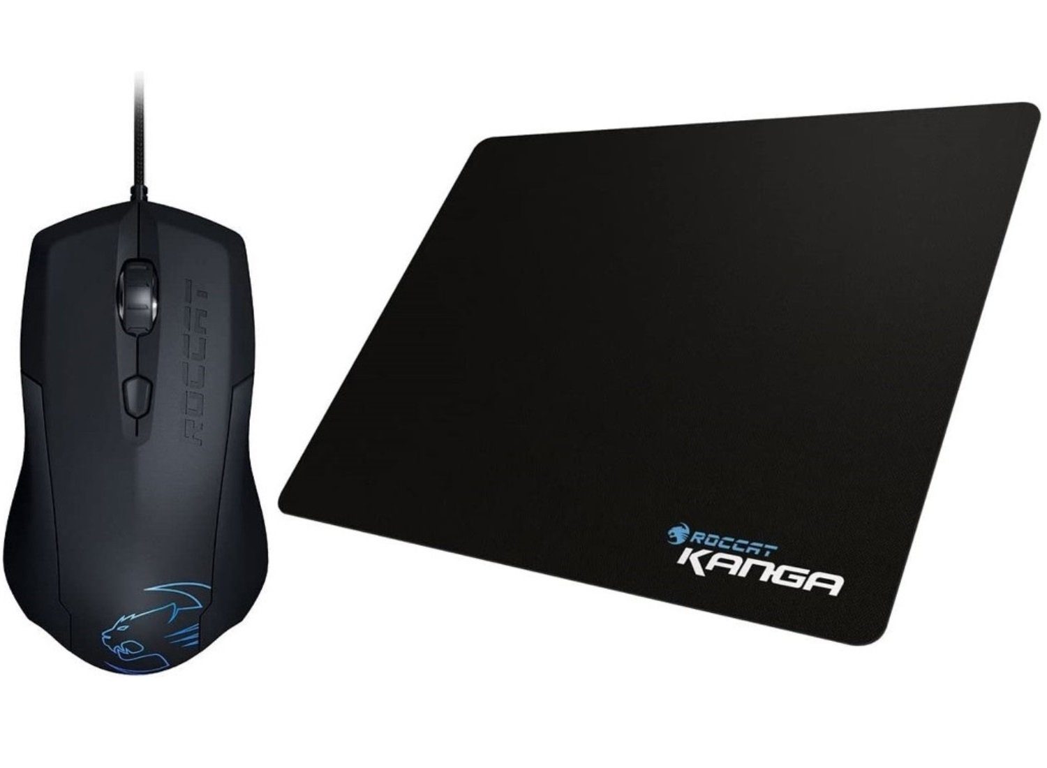 ROCCAT Set Lua Tri-Button Mouse + Kanga Gamer Mouse-Pad Maus- und ...