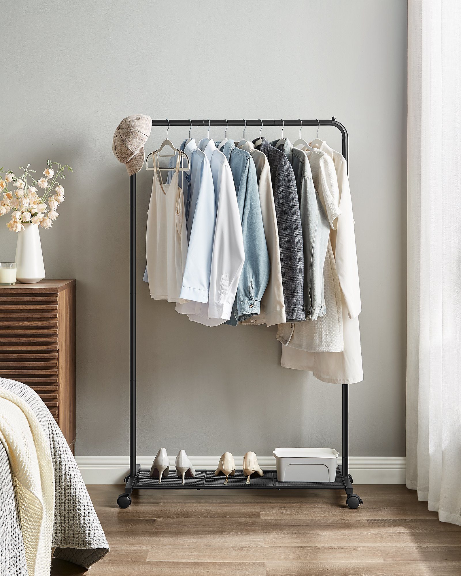 Schwarze Kleiderständer mit Ablage online kaufen | OTTO