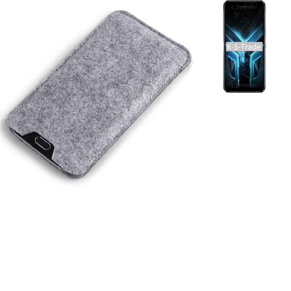 K S Trade Handyhülle Für Doogee S35 Pro Filz Handyhülle Schutzhülle