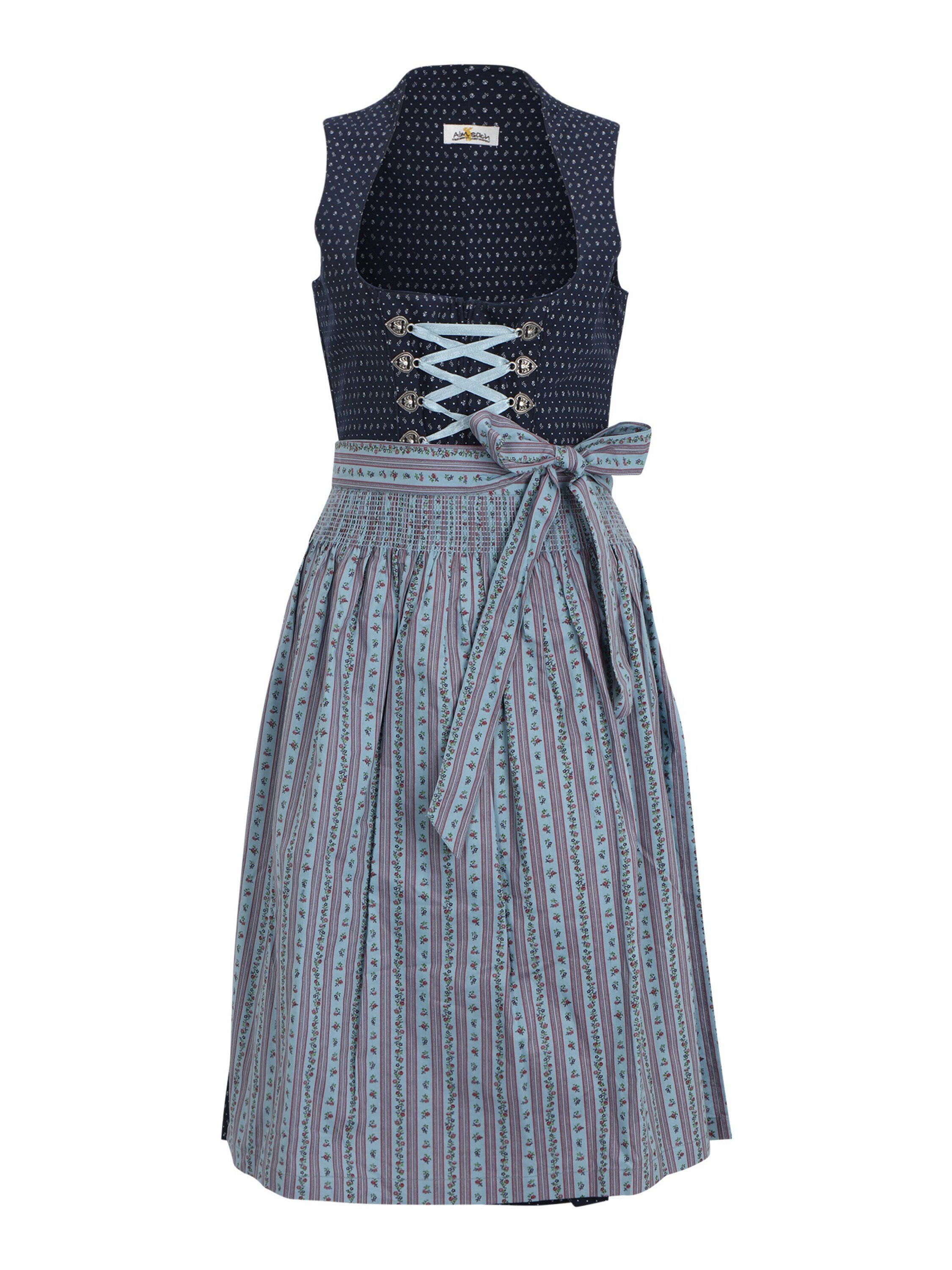 ᐅ Almsach Dirndl (1-tlg) Drapiert/gerafft, Falten, Abgesteppter Saum/Kante | OTTO