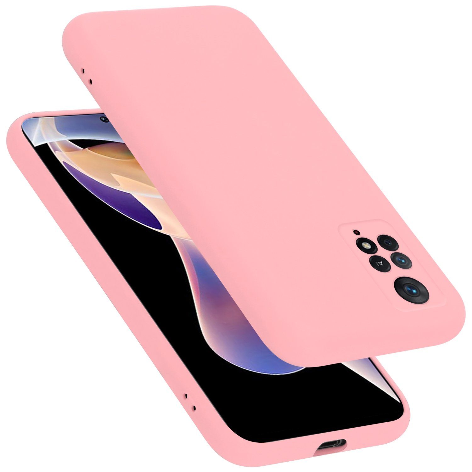 Cadorabo Handyhülle Tpu Liquid Silicone Case Xiaomi Redmi Note 11 Pro