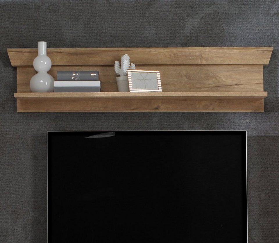 Newroom Wandboard Davis Wandboard Waterford Eiche Modern Wandregal