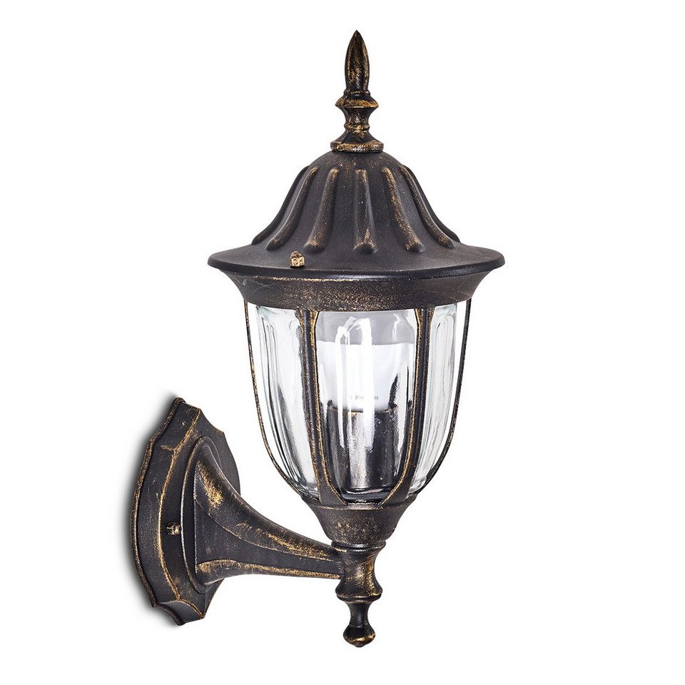 Hofstein Außen Wandleuchte Poggi Außenwandlampe Aufwärts In Antikem