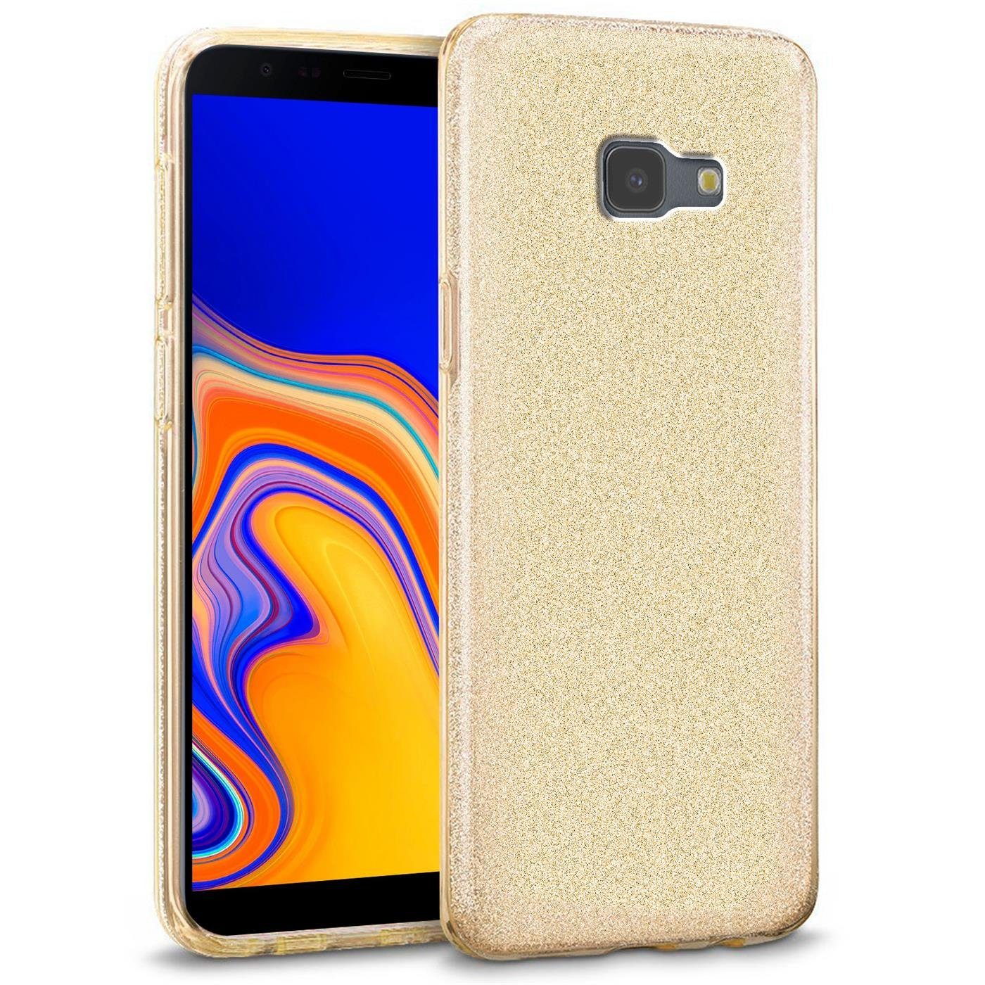 CoolGadget Handyhülle Glitzer Glamour Hülle für Samsung Galaxy J6 Plus ...
