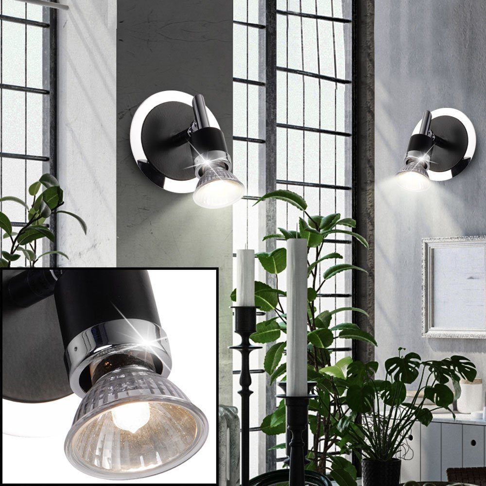 Etc Shop Led Wandleuchte Leuchtmittel Inklusive Warmweiß 2er Set