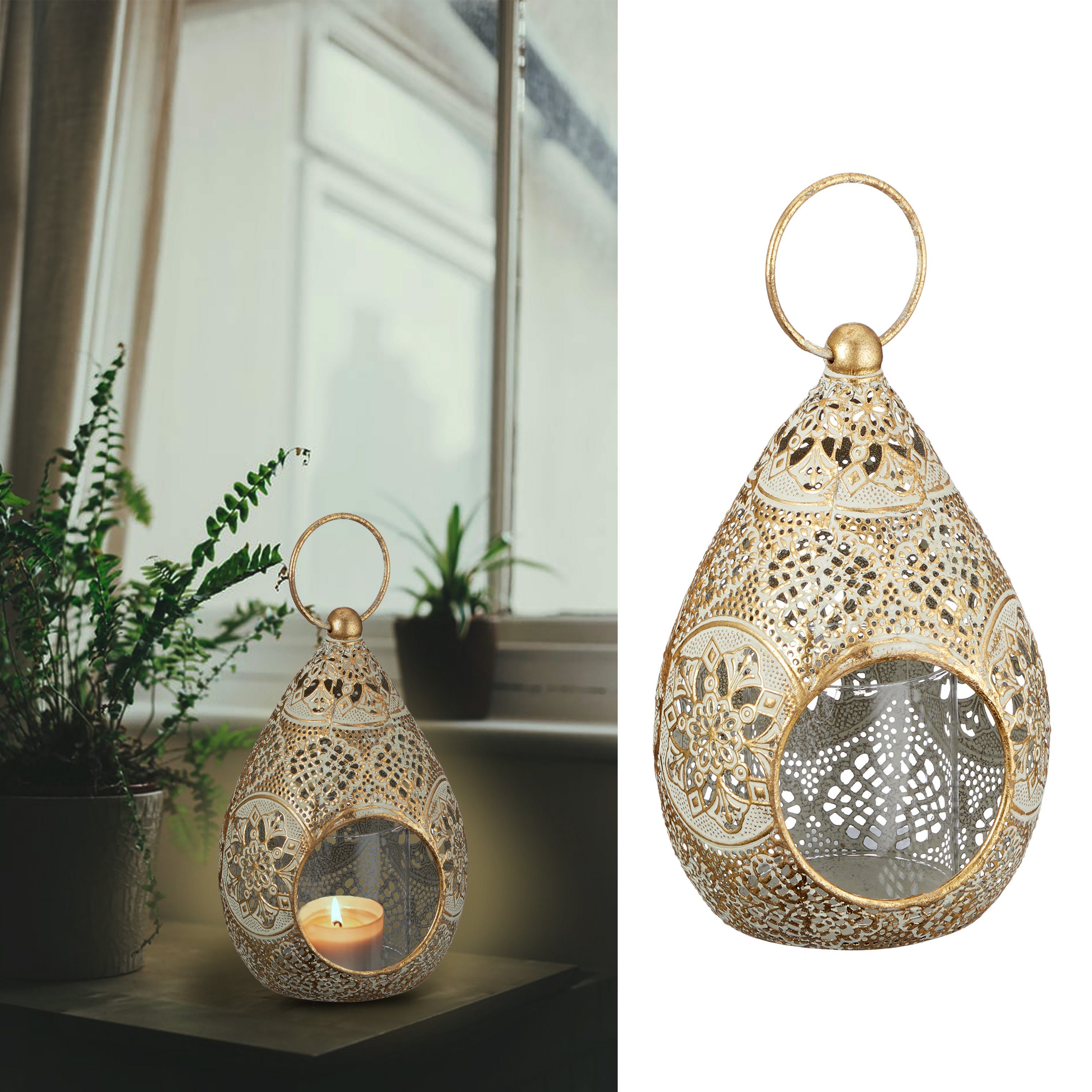 Cepewa Windlicht Mandala Windlicht H 195 Cm Mandaladesign Laterne Mit