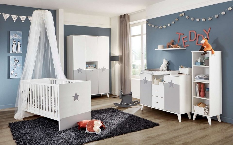 99rooms Kinderregal Stylefy Ravi Weiß Wandregal Wandschrank Mit