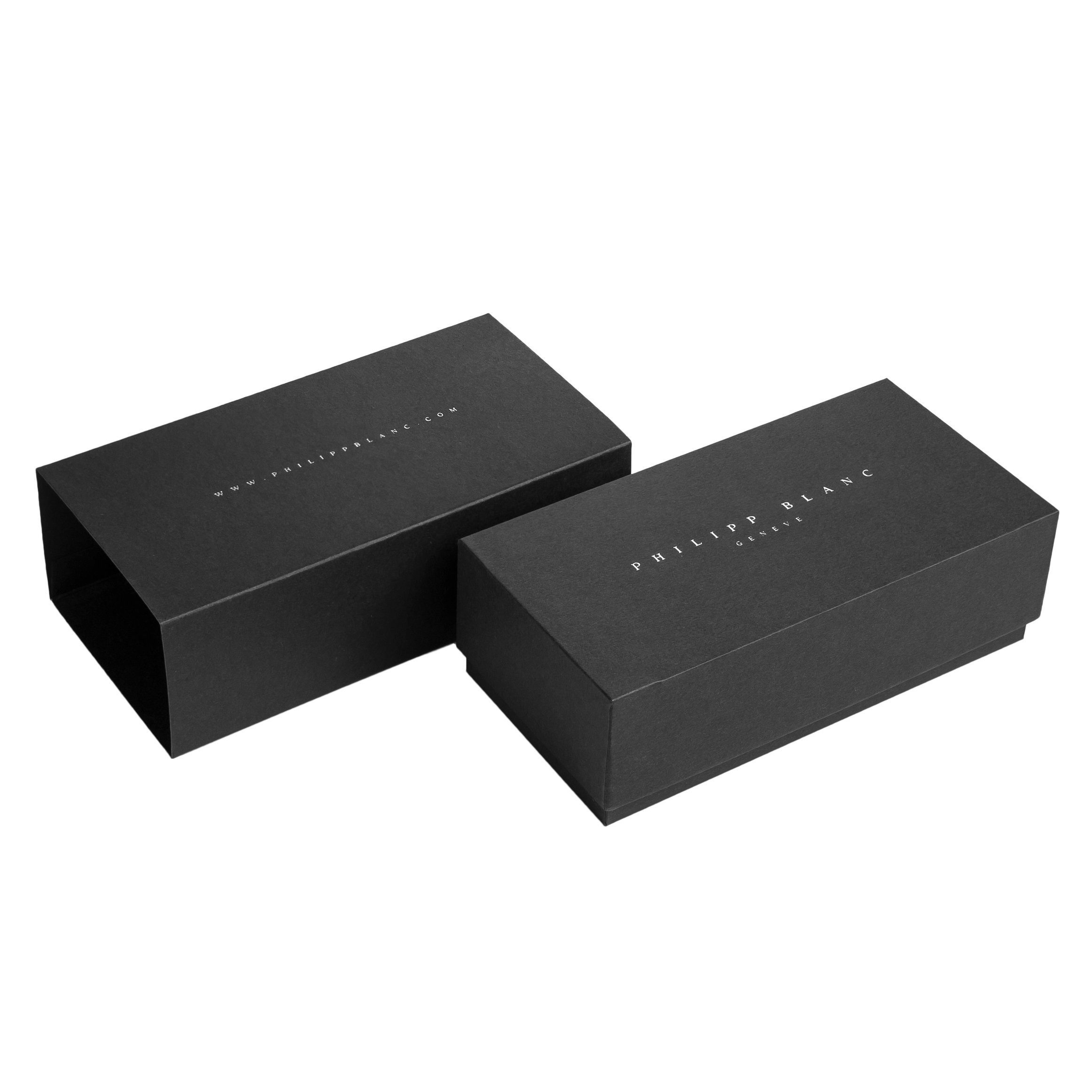 PHILIPP BLANC Quarzuhr SPD3-1 Bulle Silver Link Gift Set