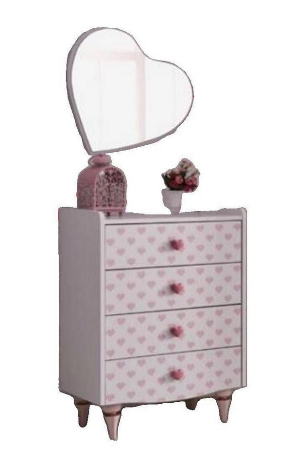 Jvmoebel Kommode Kommode Spiegel Holz Set Modern Design Möbel Neu