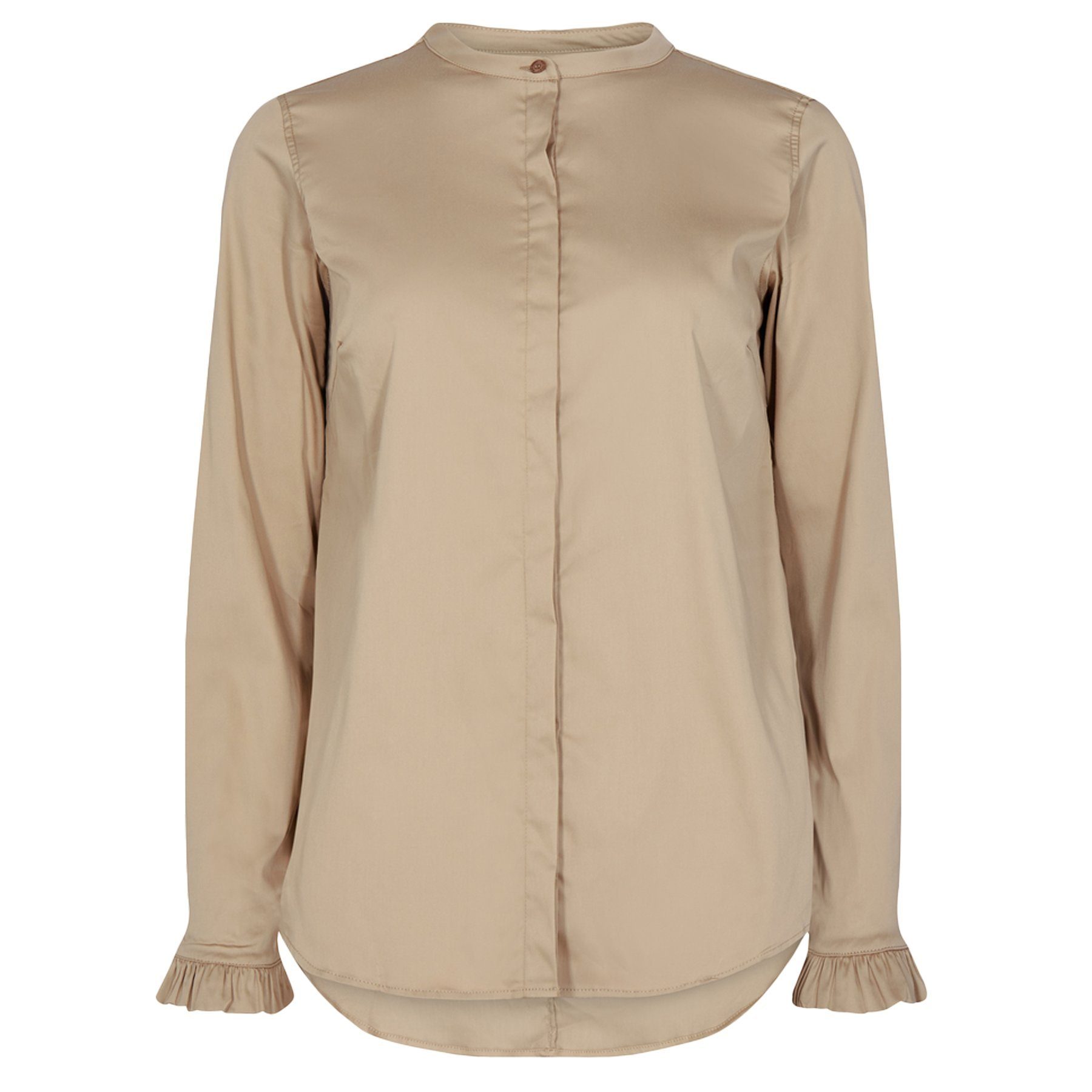 Mos Mosh Langarmbluse Bluse MATTIE mit Baumwolle