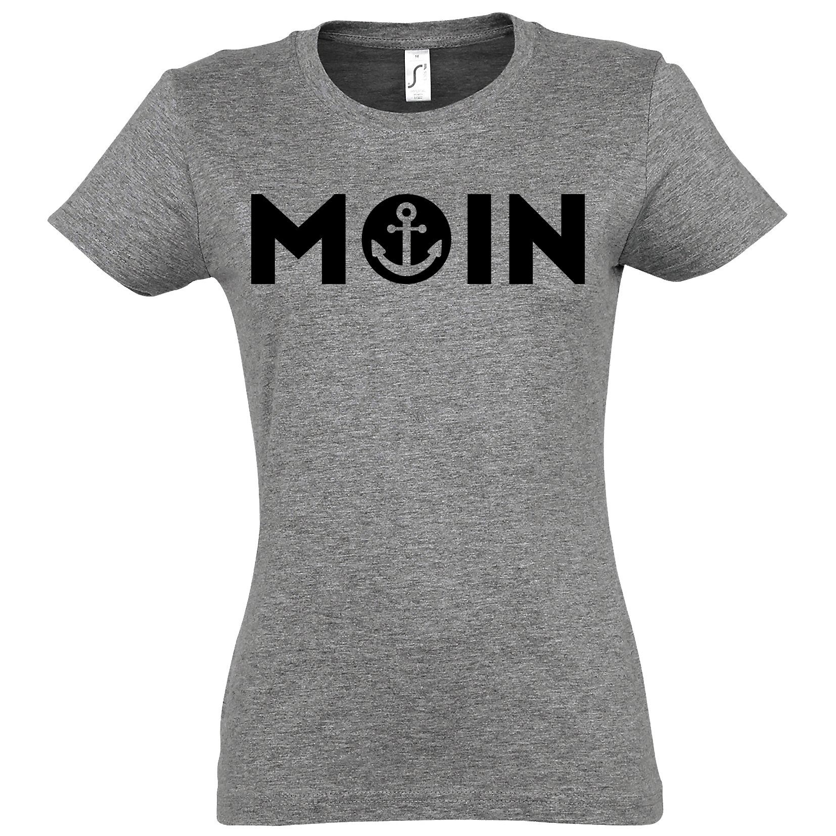 Youth Designz Print-Shirt Moin Logo Damen T-Shirt Anker Spruch mit ...