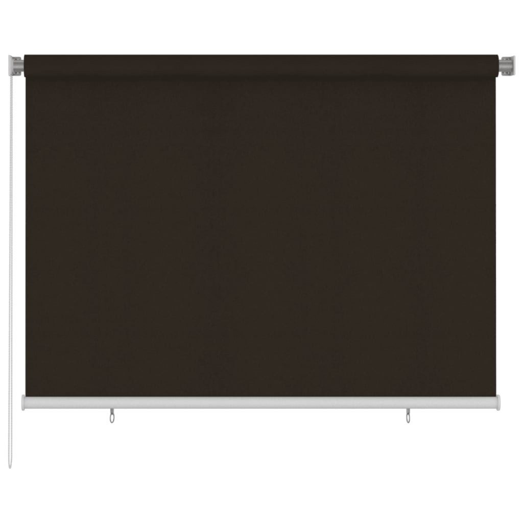 Rollo Außenrollo 305 (B) x 230 (H) cm Braun HDPE, vidaXL