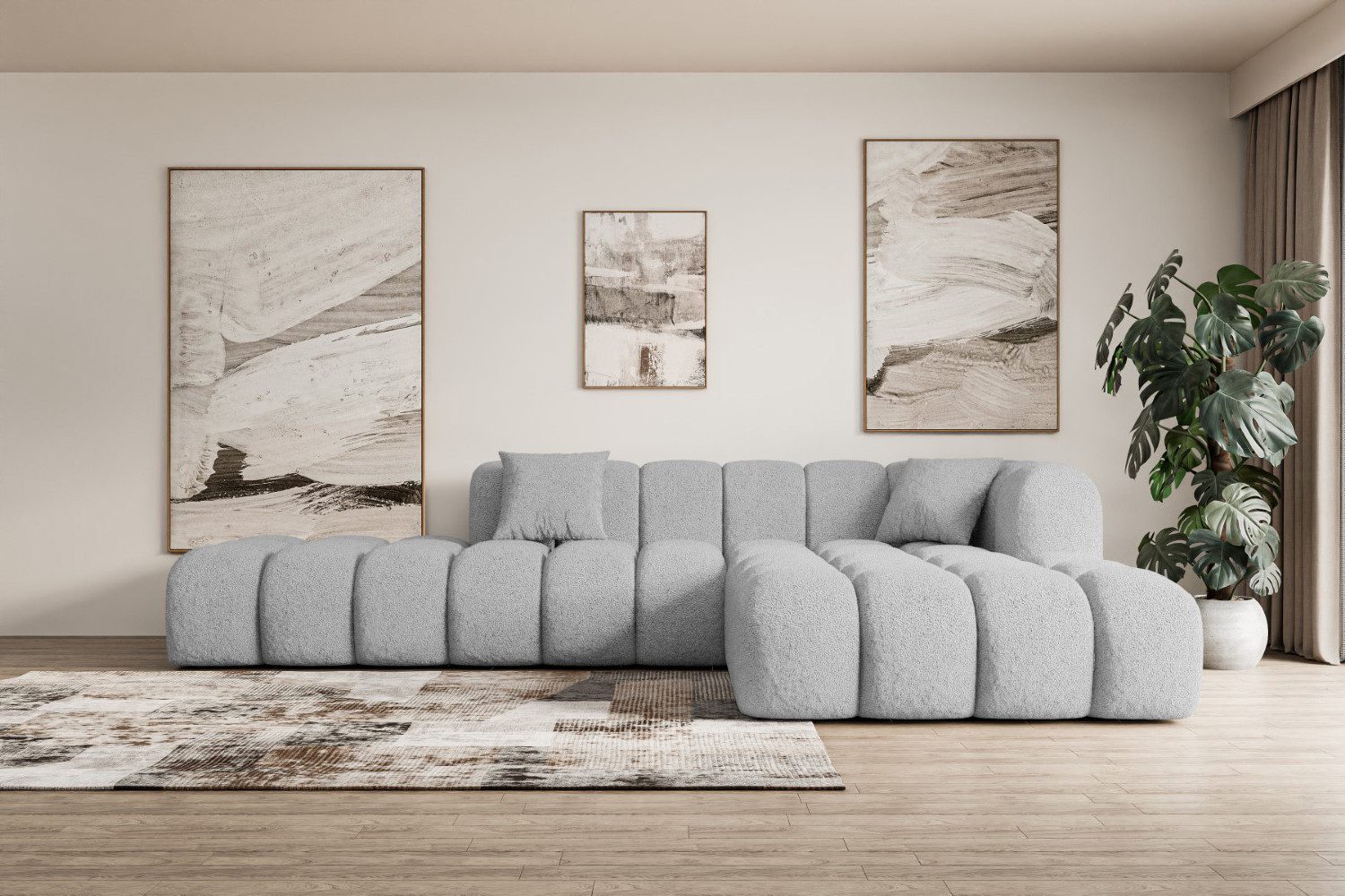 ALTDECOR Ecksofa OLEA-L2, Sofa Praktische Bequeme Funktionsecke Couch L ...