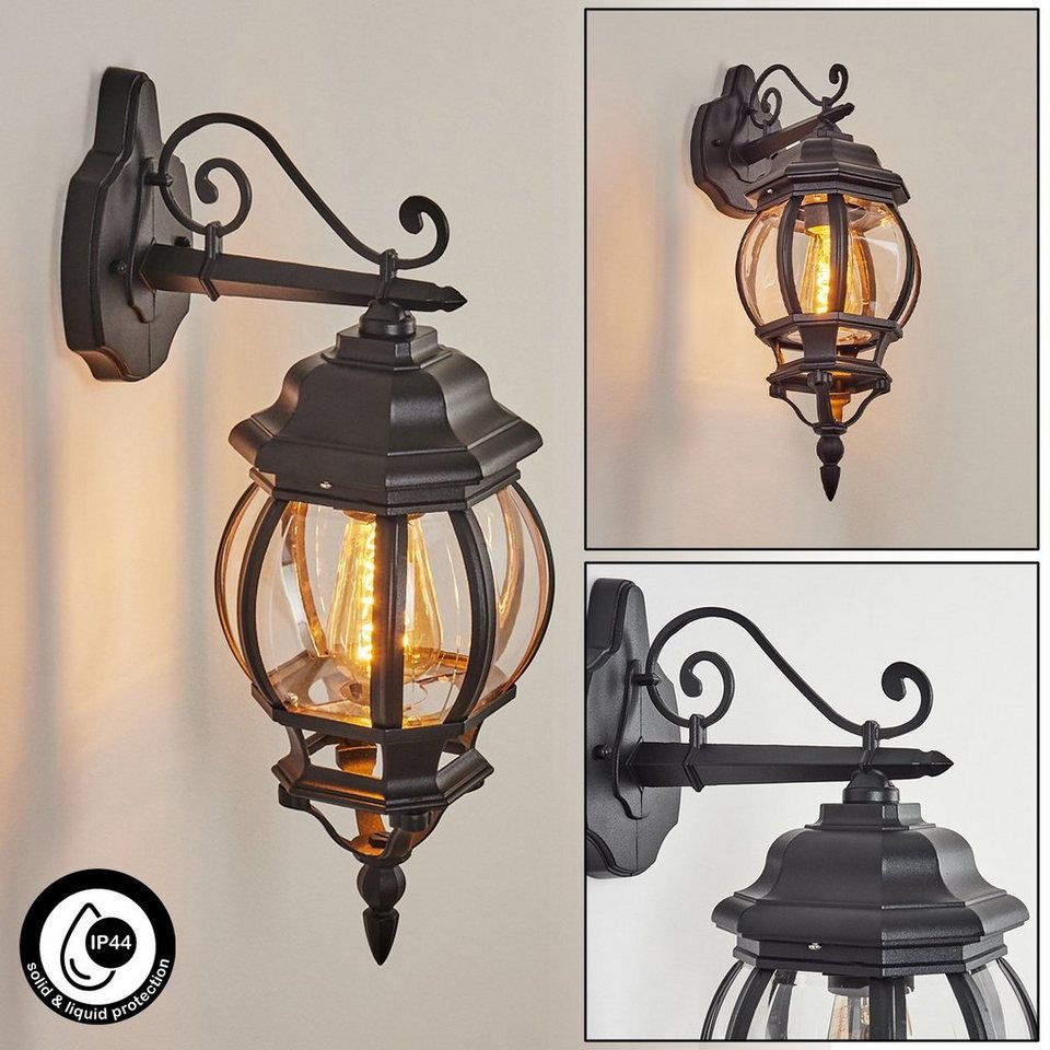 Hofstein Außen Wandleuchte Meyen Wandlampe Abwärts In Antikem Look
