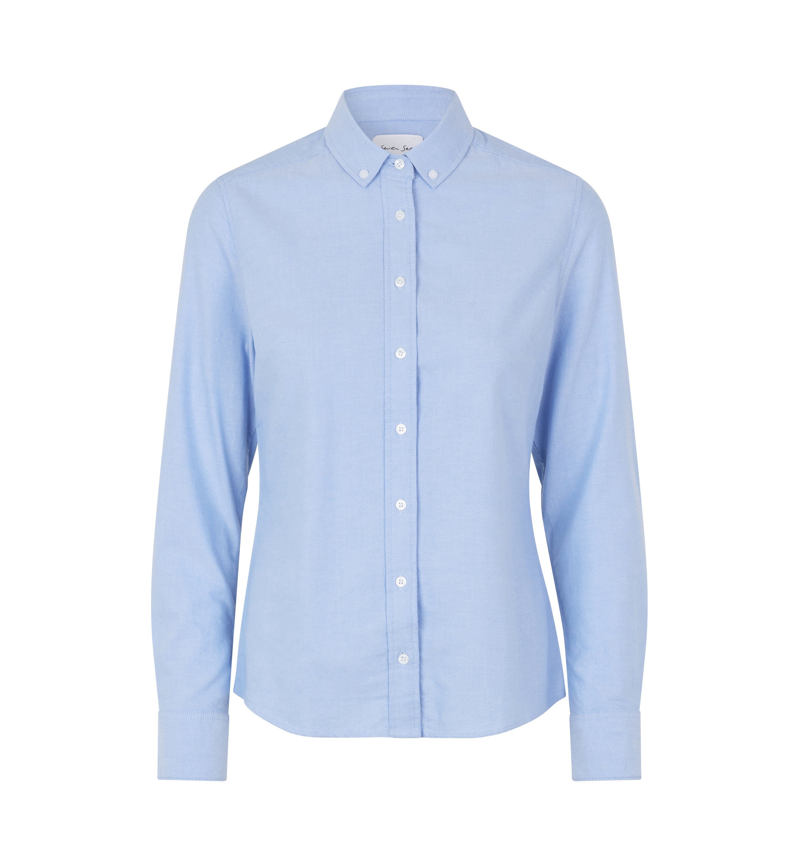 Seven Seas Langarmbluse Oxford
