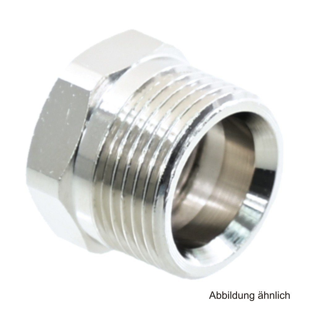 GEBERIT Wasserrohr Geberit Übergang Eurokonus 3/4", mit Innengewinde M22 x 1,5 mm, vernic