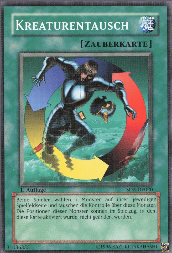 Recollectibles Sammelkarte Yugioh Karte Kreaturentausch Yu Gi Oh