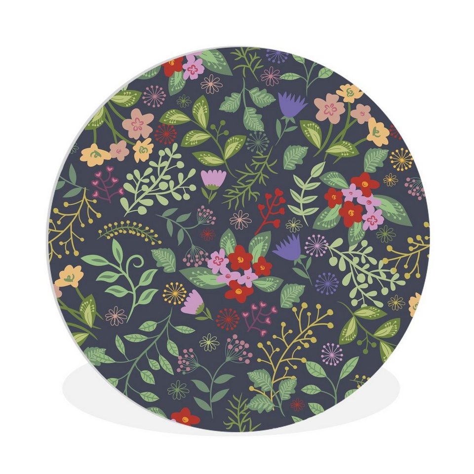 Muchowow Gemälde Eine Florale Illustration Mit Viel Farbe 1 St