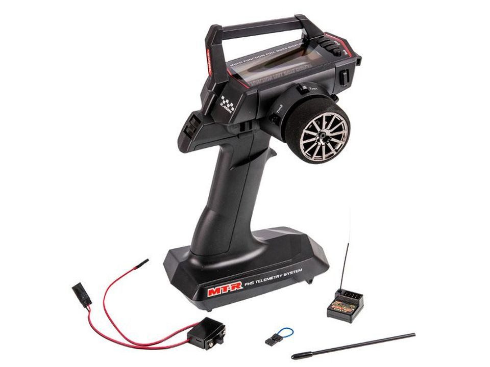 Sanwa Airtronics Sanwa MT-R Sender mit Empfänger (2.4GHz/RX493i) FH5 RC-Fernsteuerung, Fernsteuerung