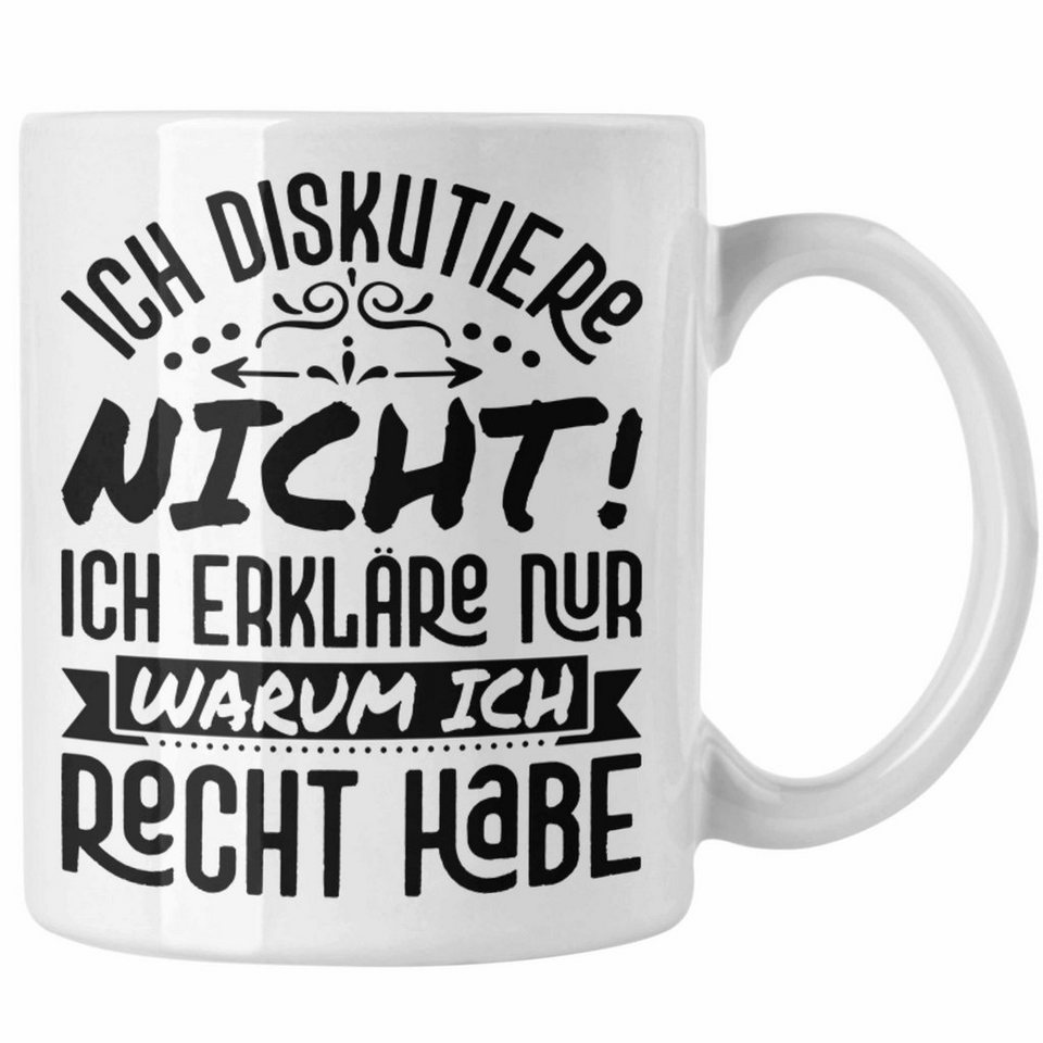 Trendation Tasse Mathe-Lehrer Tasse Geschenkidee Ich Diskutiere Nicht ... Trendation Tasse Mathe-Lehrer Tasse Geschenkidee Ich Diskutiere Nicht ...