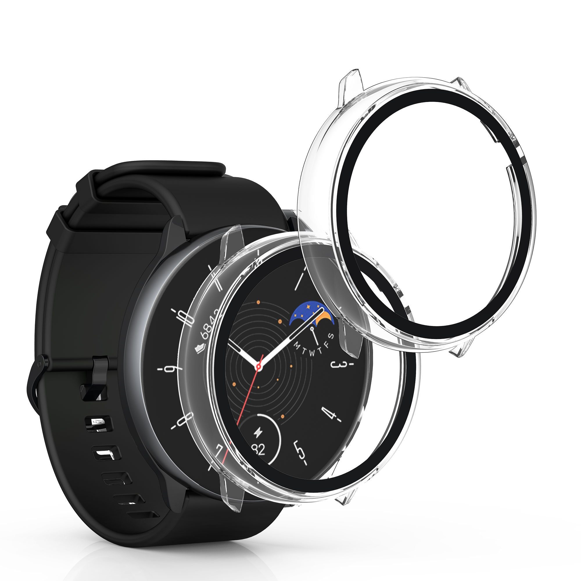 Kwmobile Smartwatch Hülle 2x Hülle Für Huami Amazfit Gtr Mini Fullbody