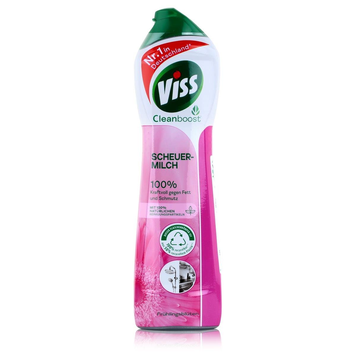 Viss Viss Cleanboost Scheuer-Milch Frühlingsblüten 500ml (1er Pack) Allzweckreiniger