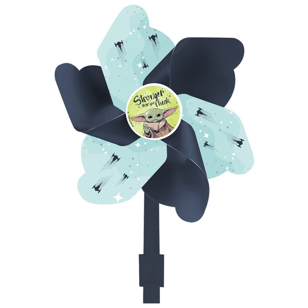 Seven Polska Windrad STAR WARS MANDALORIAN Lenker-Windrad, Drehspaß für Roller und Fahrrad ...