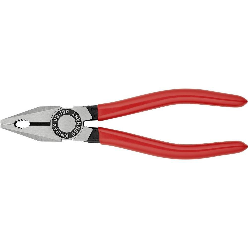 Knipex Kombizange Kombizange 03 01 180, mit Schneiden für weichen und ...
