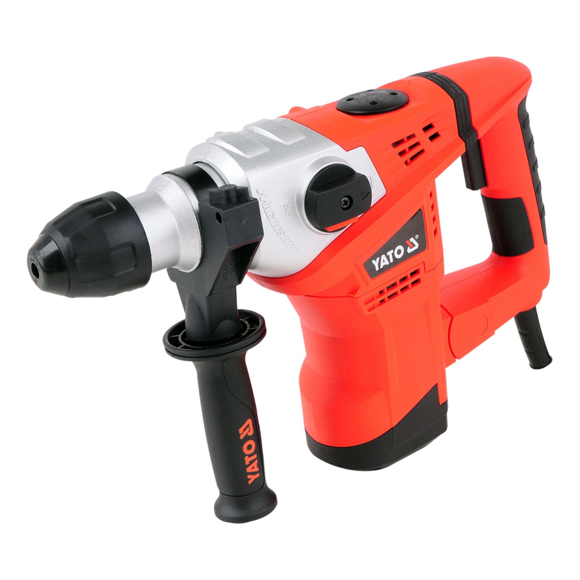 Yato Akku-Bohrhammer Bohrhammer 1500W, SDS-MAX mit Meißelfunktion, 5J, 5,7kg, 230 V, (Bohrhammer ...