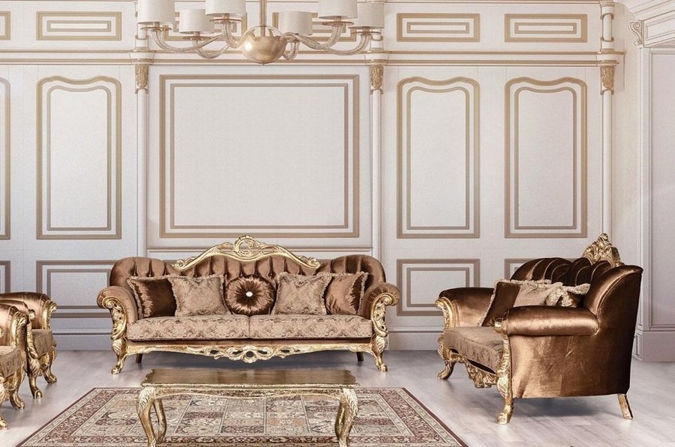 Jvmoebel Wohnzimmer Set Sofagarnitur 33 Sitzer Luxus Garnitur Sofa