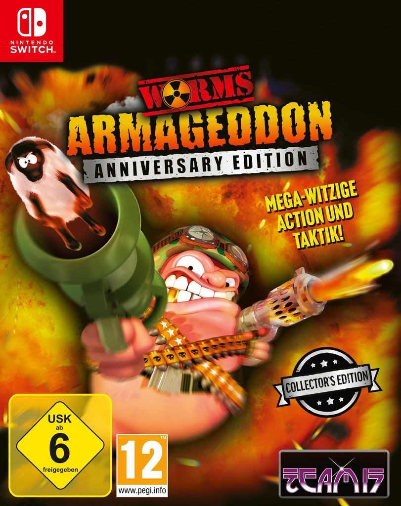 Worms Armageddon Anniversary Collectors Edition Nintendo Switch