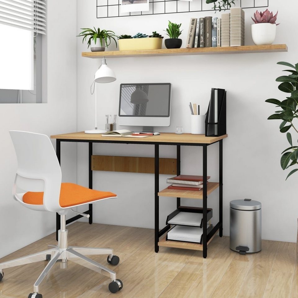 Möbelando Schreibtisch 3011327 Lxbxh 105x55x72 Cm Aus Mdf Mit